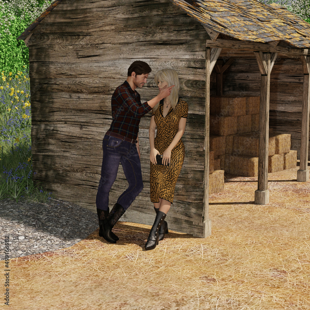 Denny is a hard-working rancher cowboy construction man - 3D ...