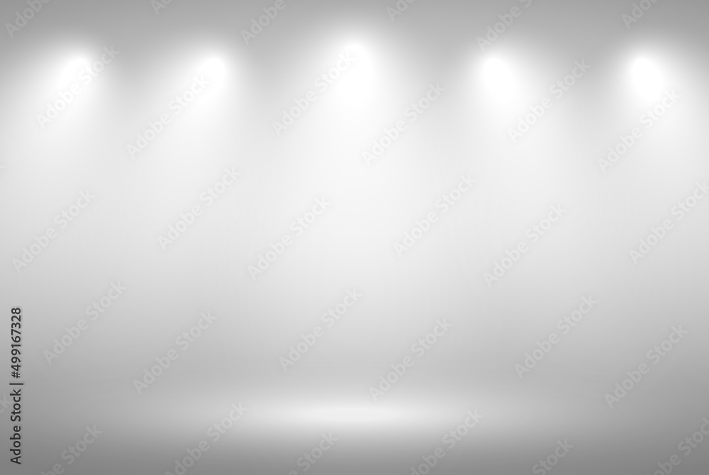 Abstract gray background. Grey gradient background blank trade show ...