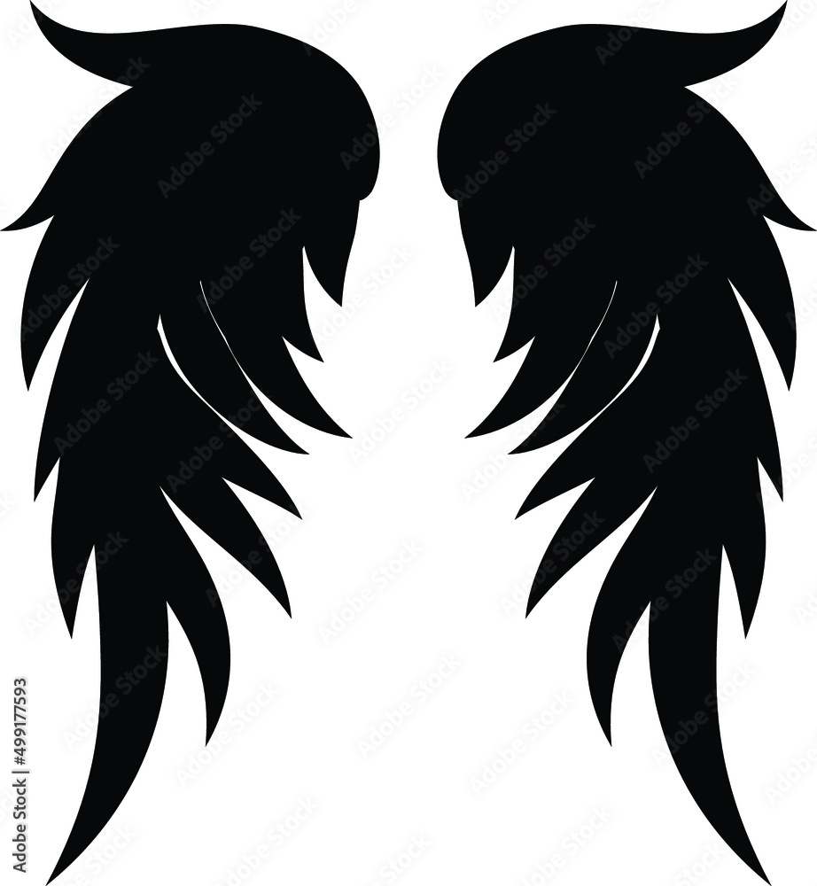 Angel Wings Silhouettes