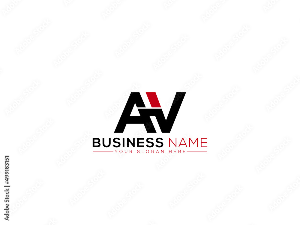 Colorful AV Logo, Creative Av va Logo Letter Vector Image Design For ...