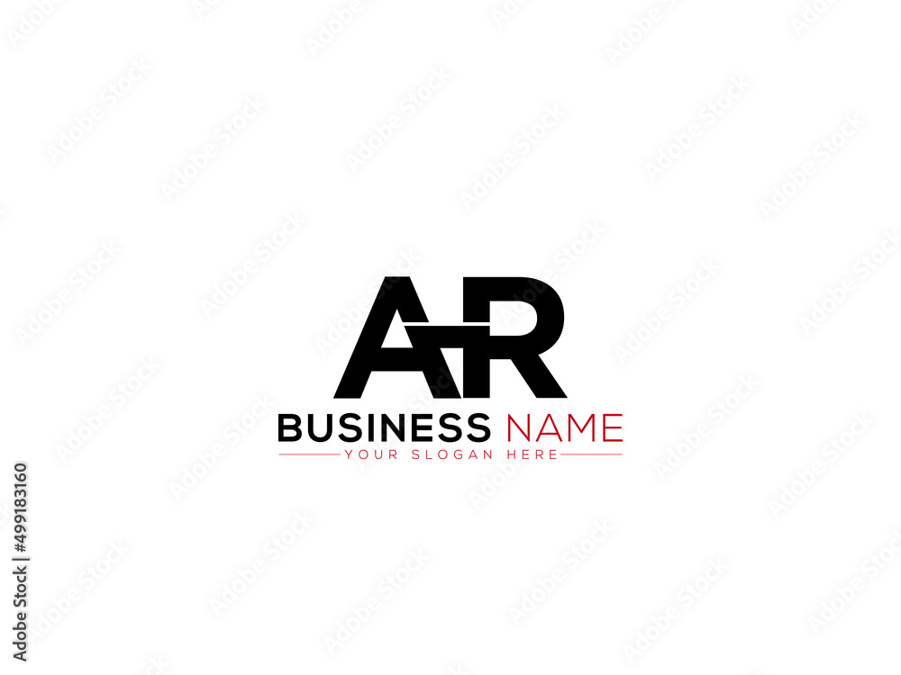 Colorful AR Logo, Creative Ar ra Logo Letter Vector Image Design For ...