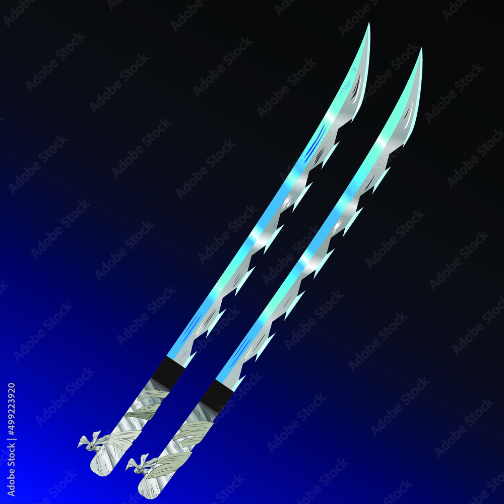 Anime Demon Sword Designs