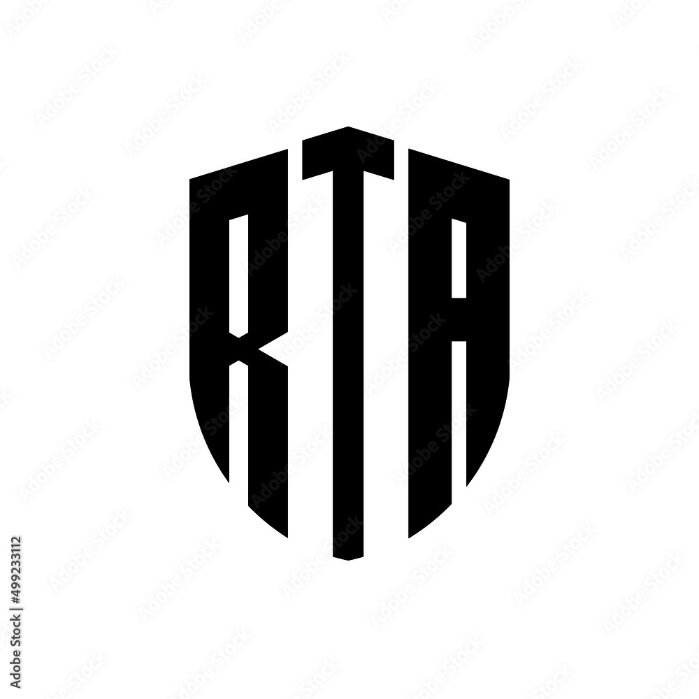 RTA letter logo design. RTA modern letter logo with black background ... RTA letter logo design. RTA modern letter logo with black background ...