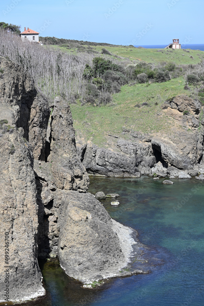 In geography and geology, a cliff is an area of rock which has a ...