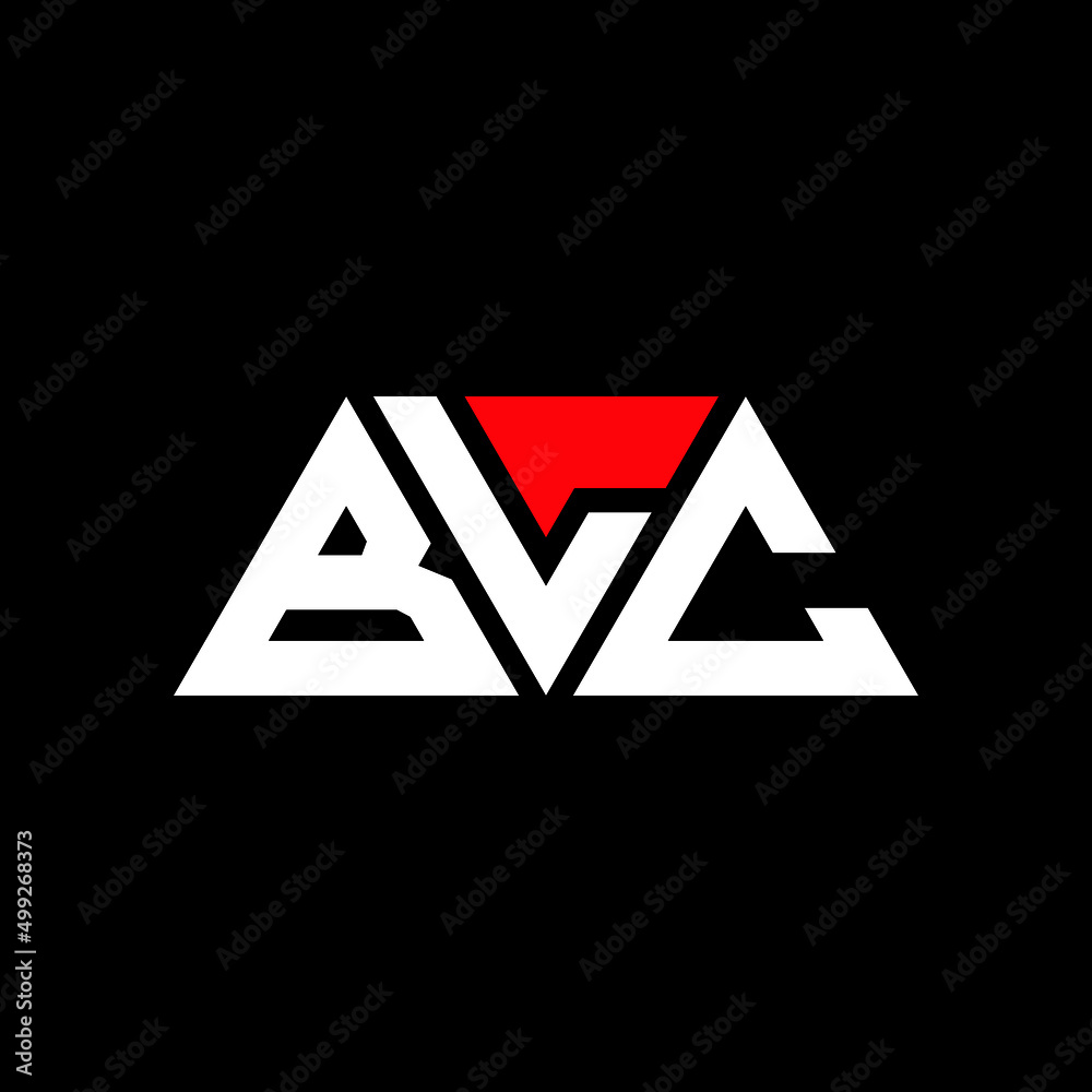 BLC triangle letter logo design with triangle shape. BLC triangle logo ...