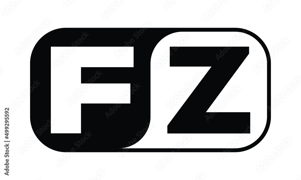 FZ wi-fi shape logo design vector template | monogram logo | abstract ...