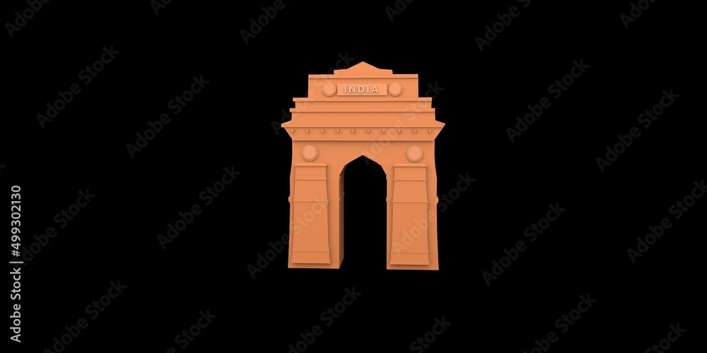 Photo & Art Print The India Gate known as the All India War Memorial ...