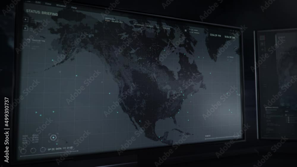 Innovative Satellite Radar Tracking Aircraft Target For Secret Spy ...