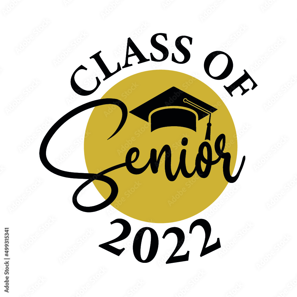 Hand drawn class of 2022 lettering Free vector Class of 2022 badge ...