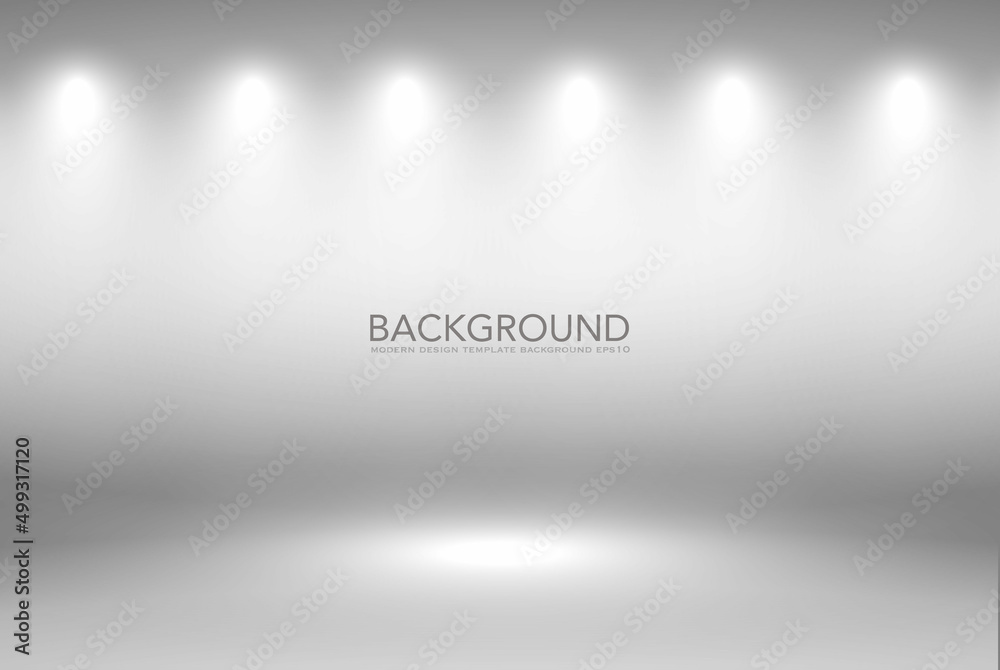 Abstract gray background. Grey gradient background blank trade show ...