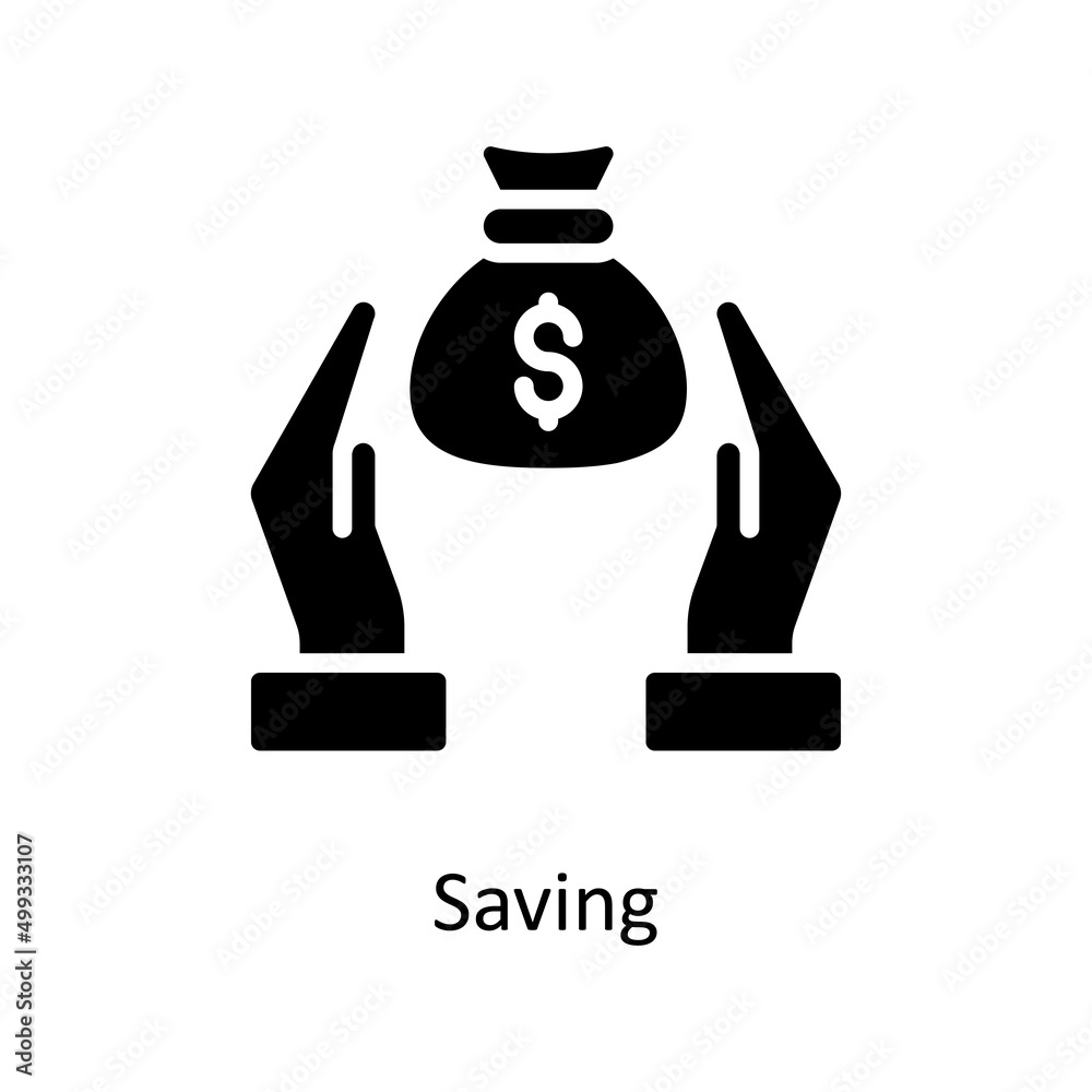 Vetor de Saving Vector Solid icons for your digital or print projects ...