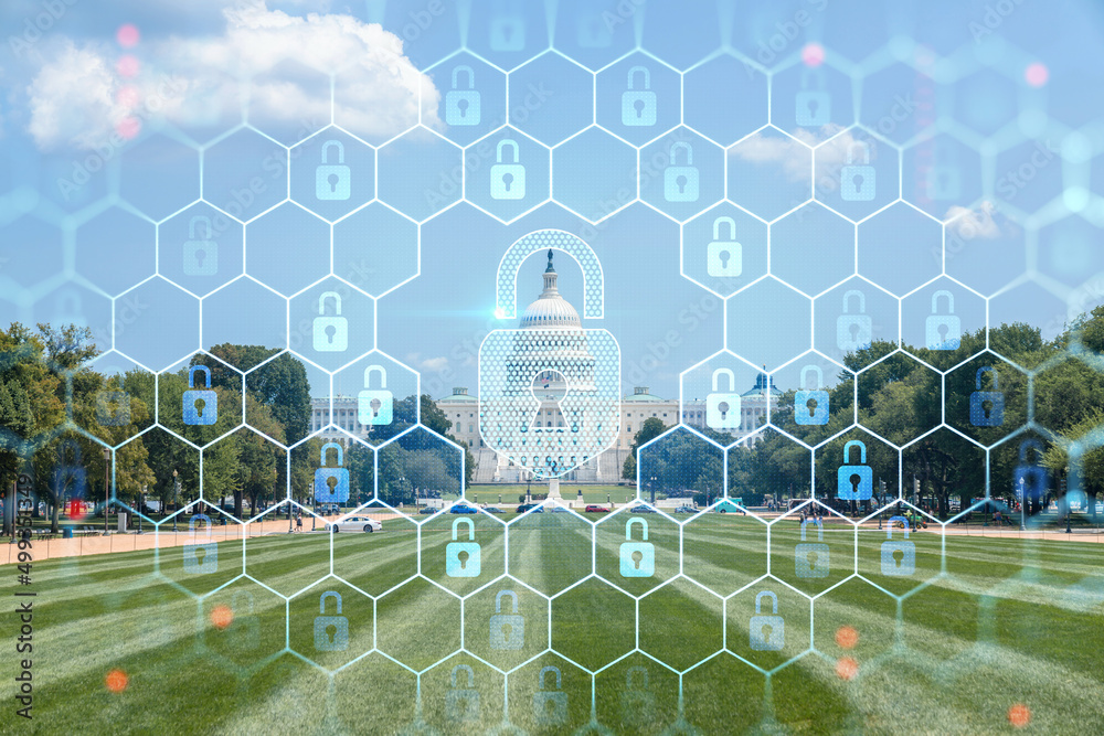 Capitol dome building exterior, Washington DC, USA. Home of Congress ...