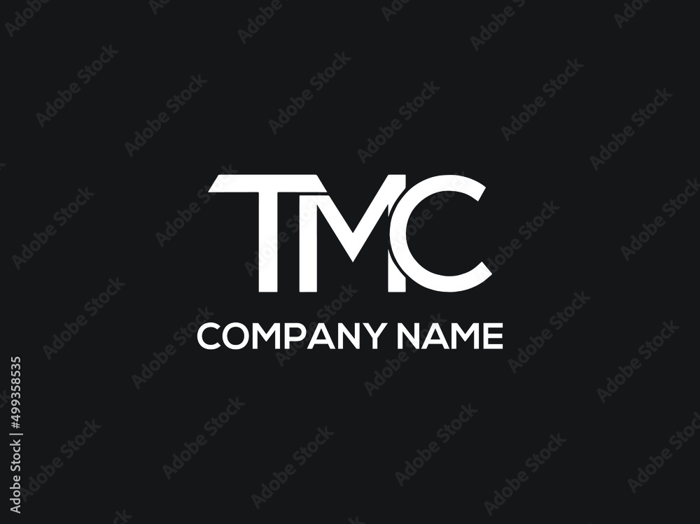 TMC creative and minimal letter mark logo design vector. Mc and TMC ...