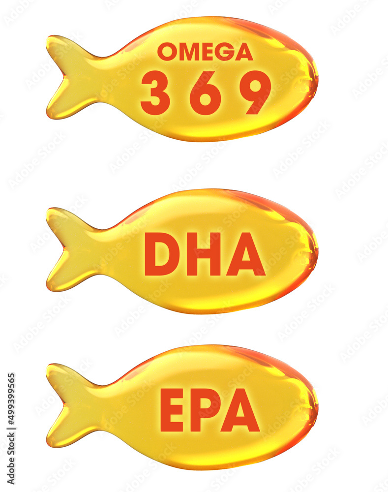 Fish oil pills content vector infographics with omega -3 fatty acids of ...