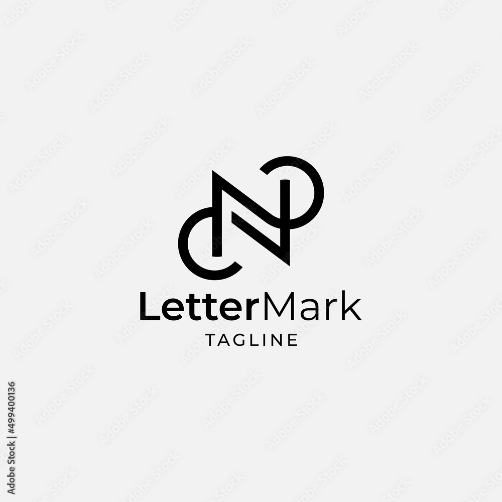 Letter n logo icon design template elements Stock Vector | Adobe Stock