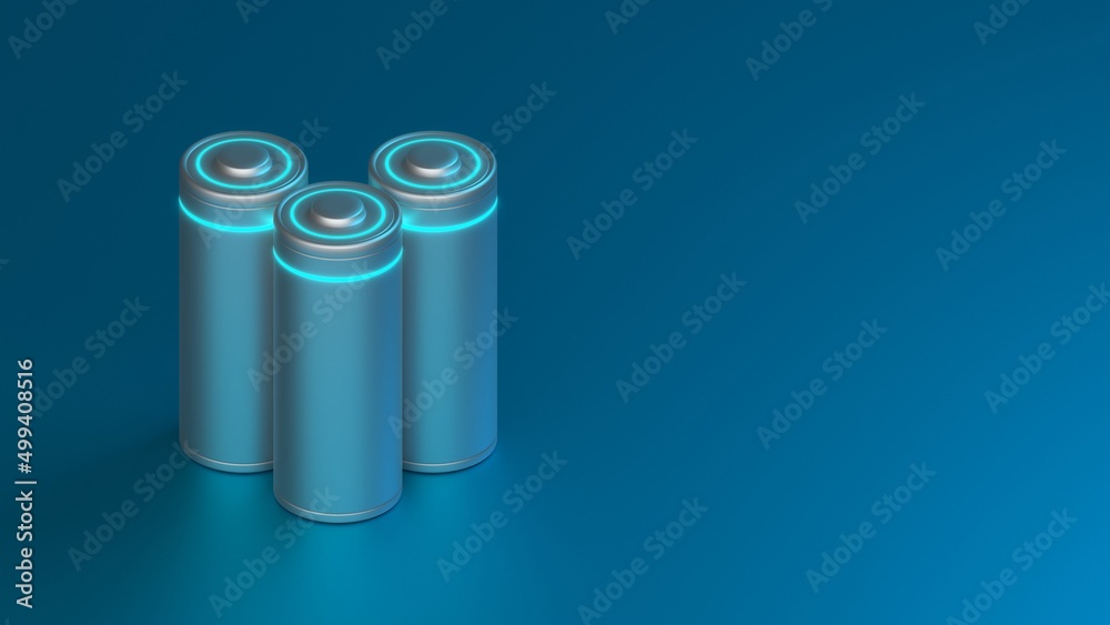 Lithium Battery concept - electrical power supply of rechargeable ...
