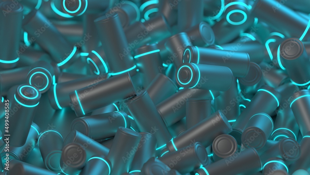 Lithium Battery concept - electrical power supply of rechargeable ...