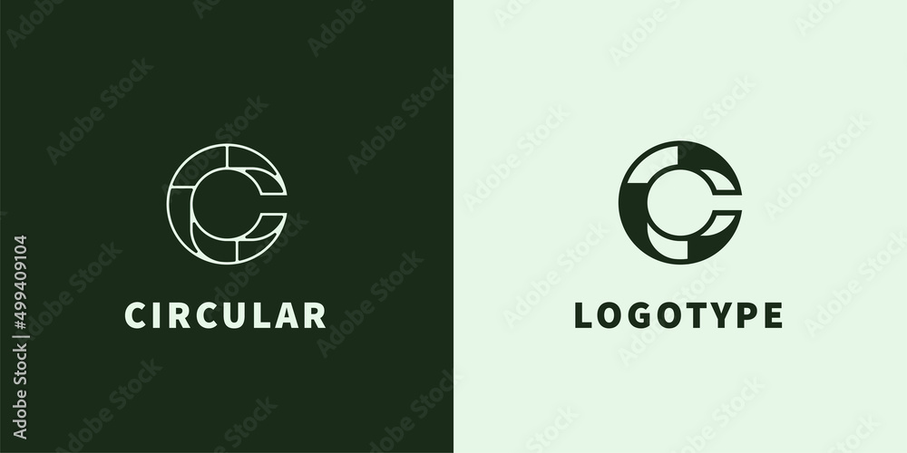 Vector minimalistic logo. Letter C logo plus sign and cross Stock ...