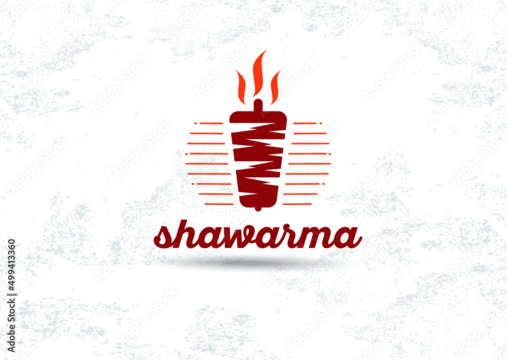 Set of shawarma doner kebab logo templates. creative labels for Turkish ...