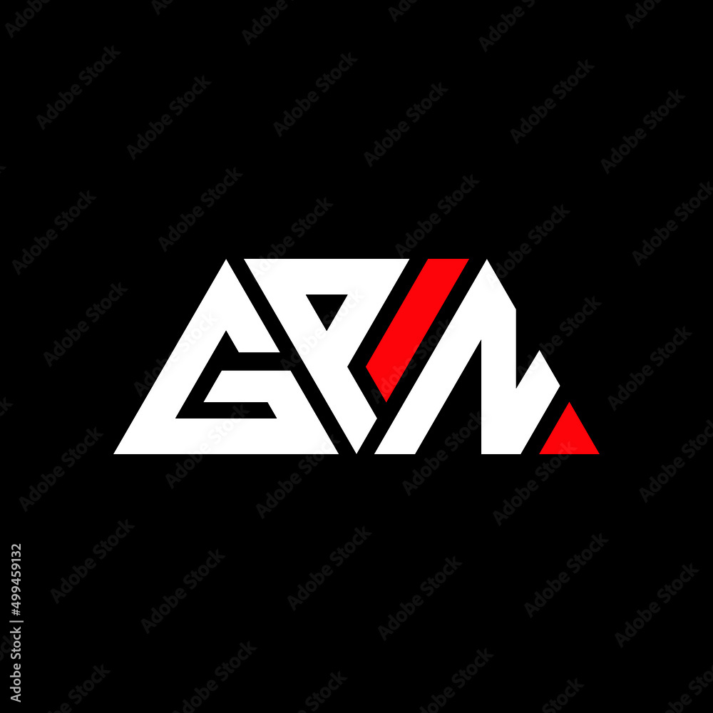 GPN triangle letter logo design with triangle shape. GPN triangle logo ...