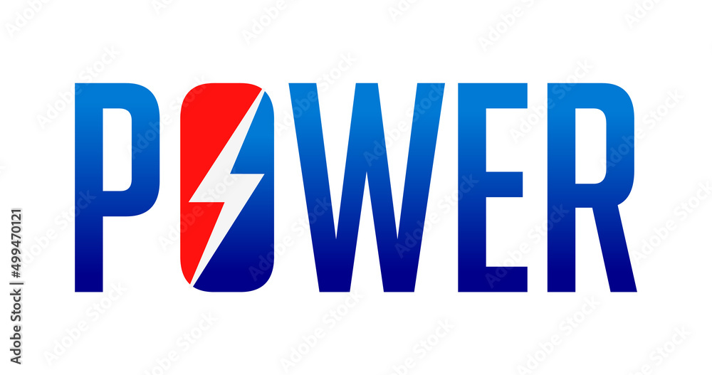 Power logo design. Flash lightning Thunderbolt Energy representing high ...