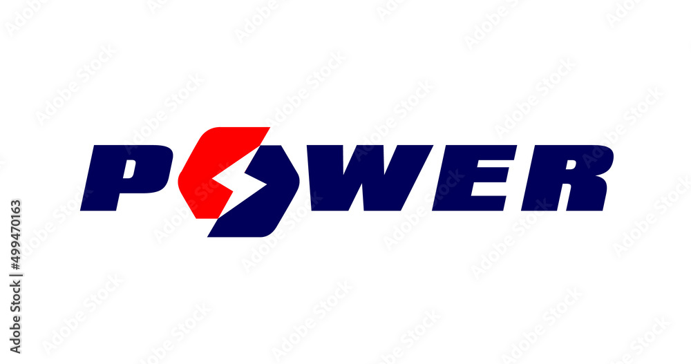 Power logo design. Flash lightning Thunderbolt Energy representing high ...