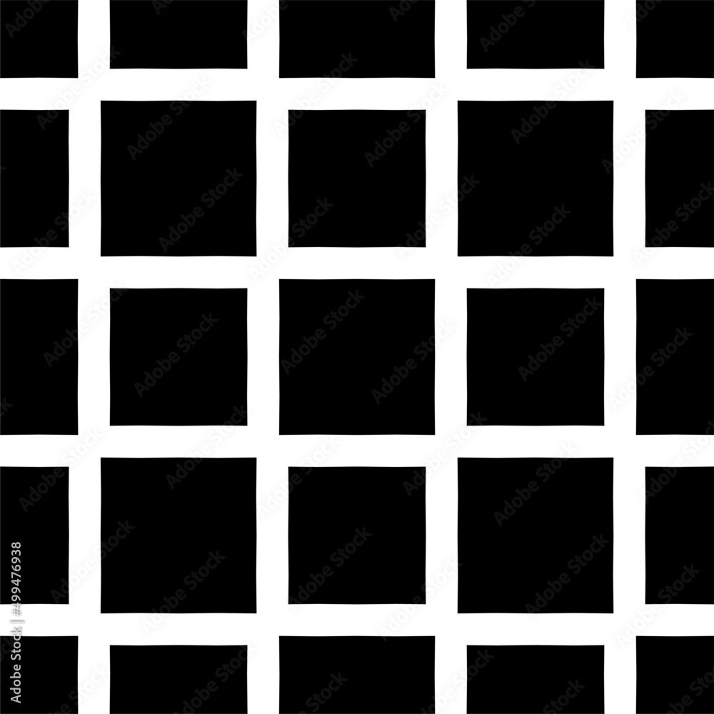 Seamless pattern with striped black white diagonal lines. Rhomboid ...