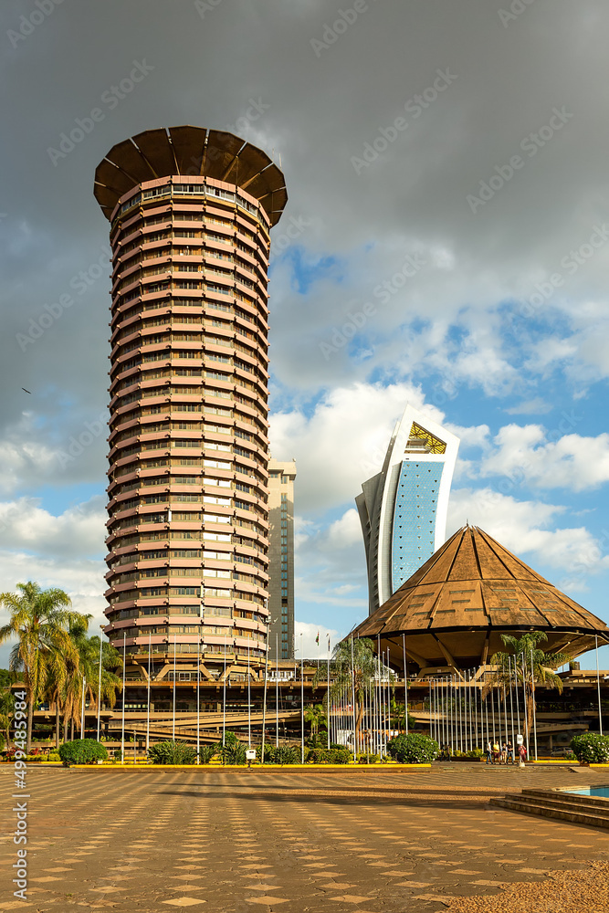 View of the Nairobi building, the capital of Kenya. Africa. Stock Photo ...