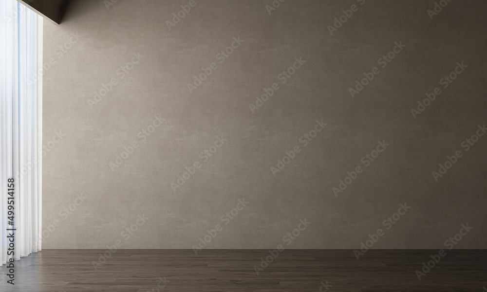 The empty room interior design and concrete wall texture background ...
