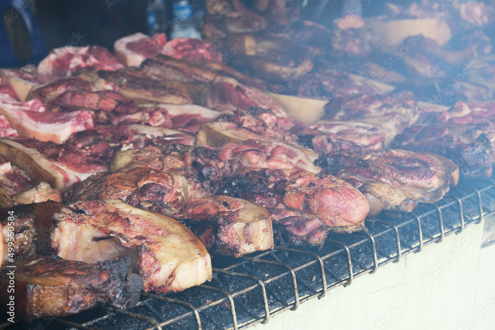 Sinalau Bakas translate to smoked wild boar, and the dish is simple as ...