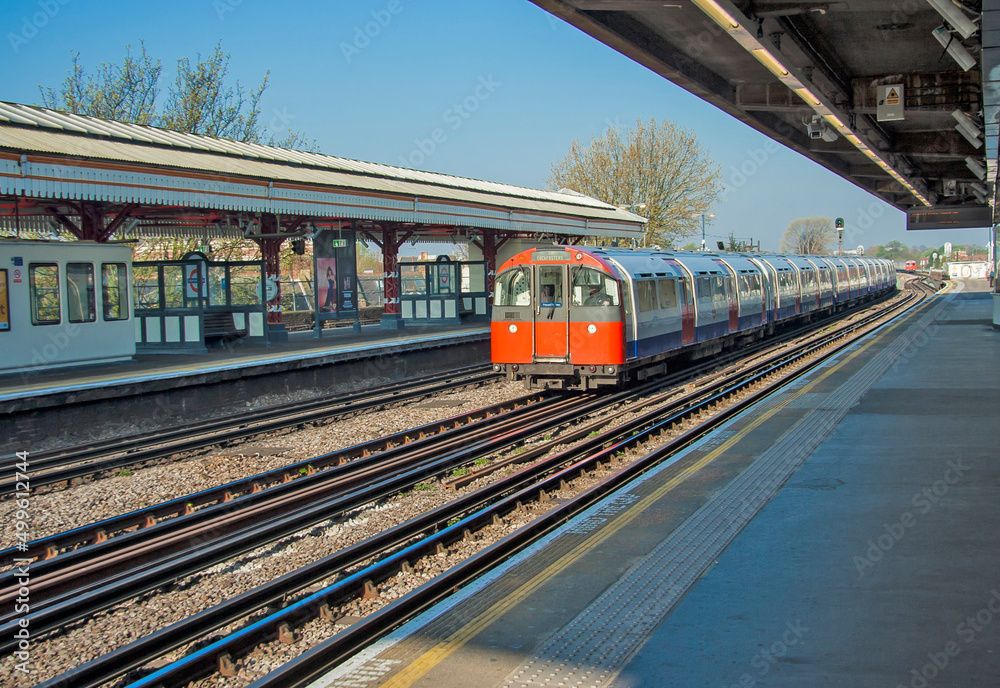 United Kingdom (UK) - England - London Underground Tube Station and ...