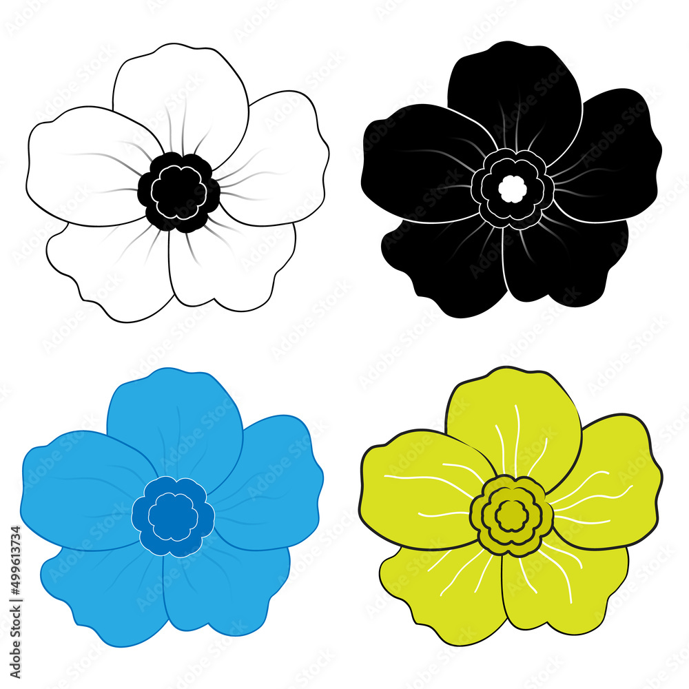 Five Petal Flower Pattern | Best Flower Site