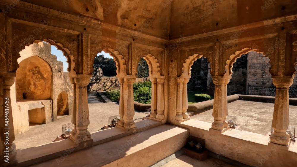 Inside the forts of India Stock Photo | Adobe Stock