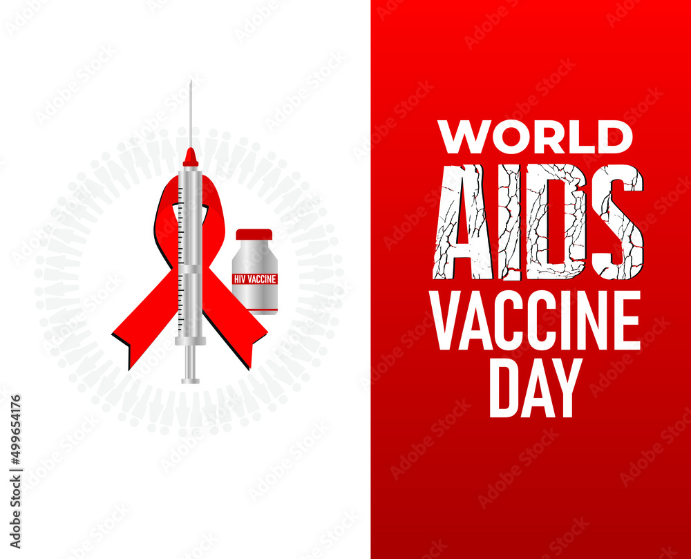 World AIDS Vaccine Day. AIDS Vaccine Concept. Template for background ...