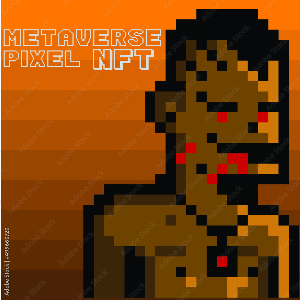 Vetor de pixel art concept. men's character Pixel art set do Stock ...