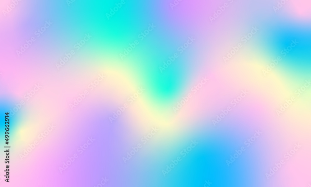 Holographic gradient neon backdrop rainbow pastel vector background ...