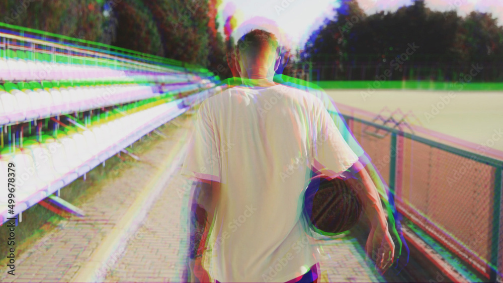 Chromatic RGB Shift Media Replace Transition Stock Template | Adobe Stock