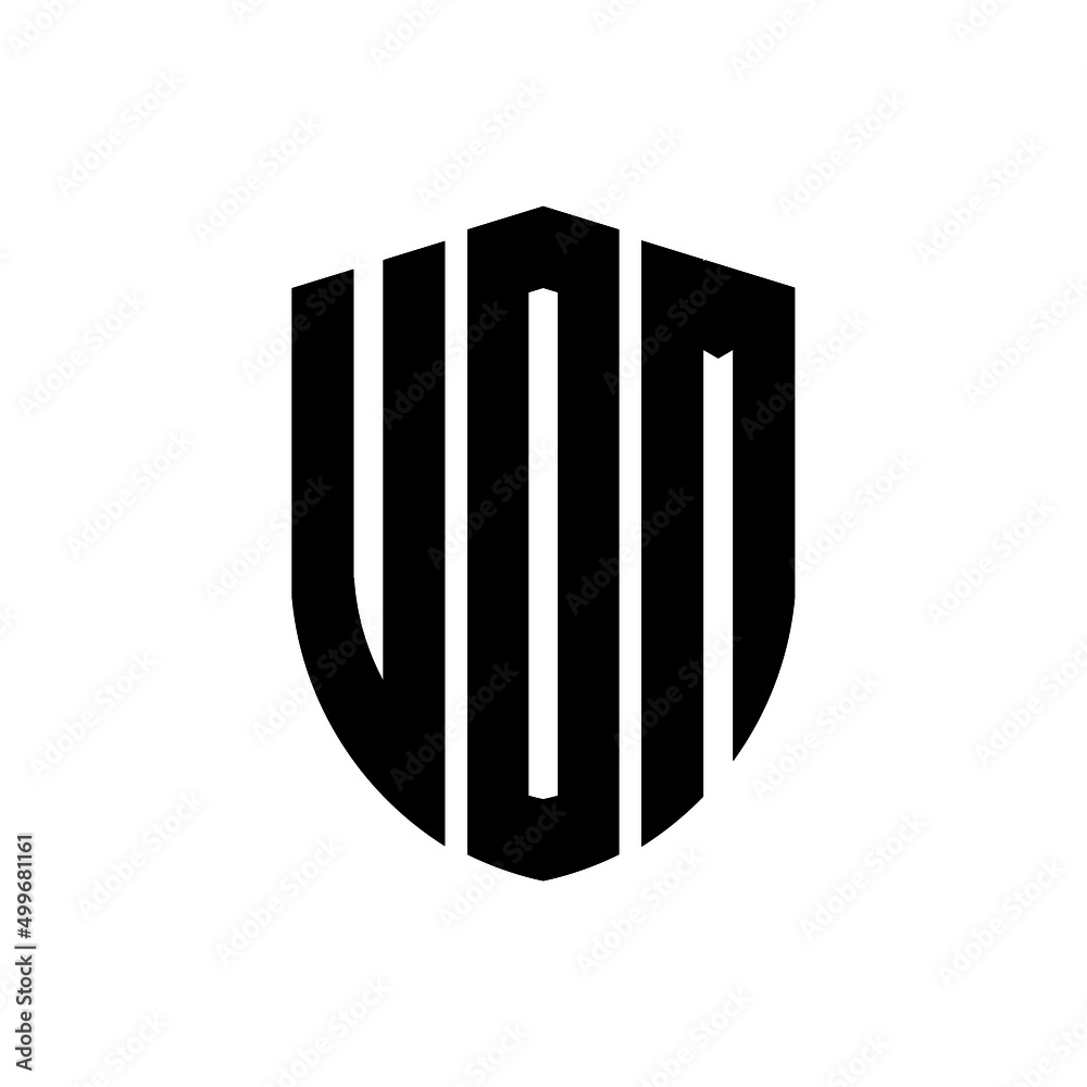 VDM letter logo design. VDM modern letter logo with black background ...