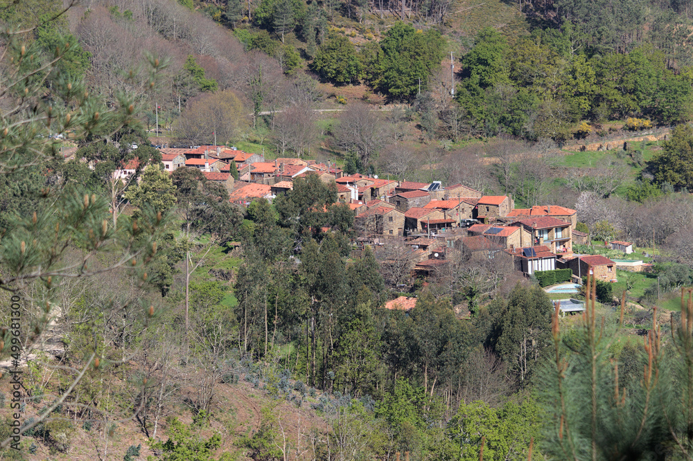 Gondramaz, aldeia de xisto. Miranda do Corvo. Serra da Lousã. Stock ...