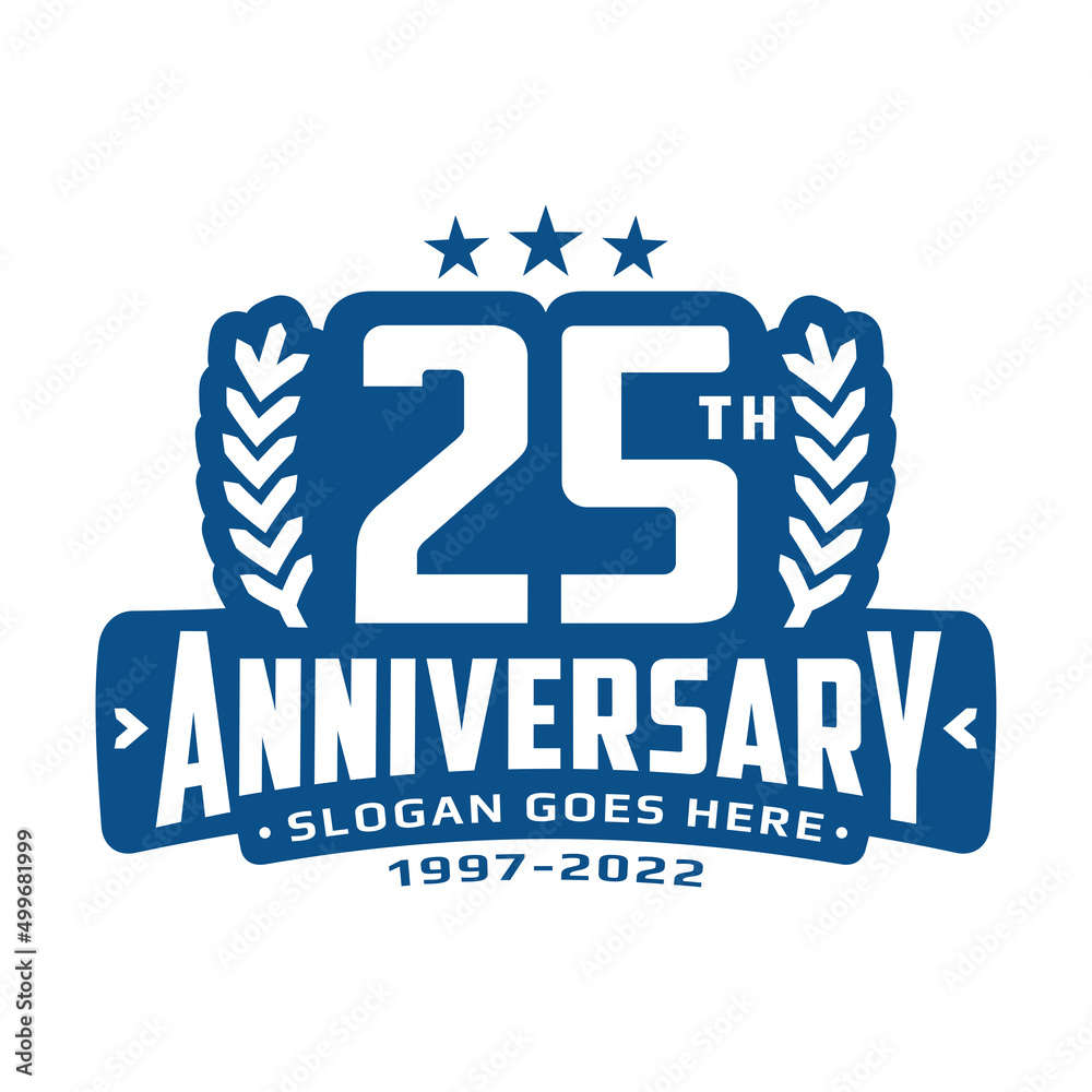 25th Anniversary Logo Vector