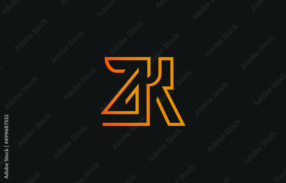 ZK Letter Logo Design. Creative Modern Z K Letters icon vector ...