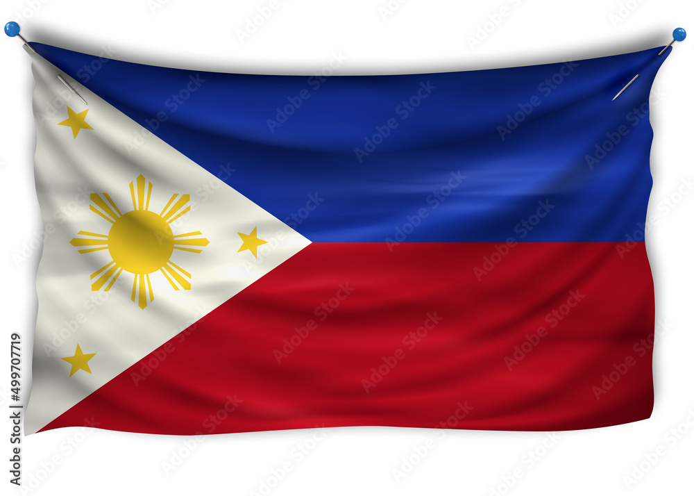 The official flag of Philippines. Patriotic symbol, banner, element ...