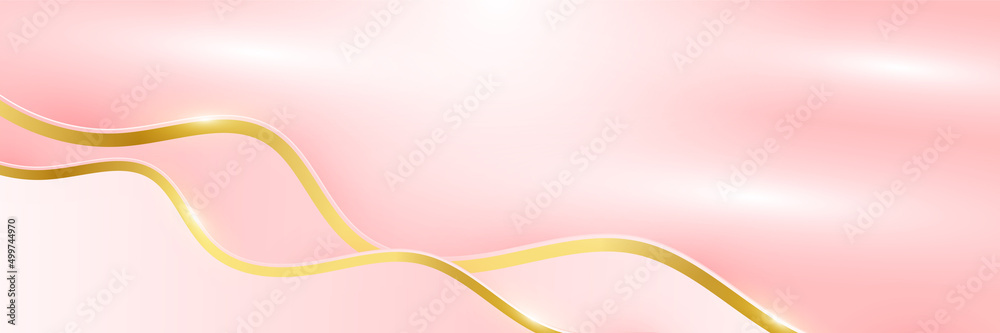 Modern light pink and gold abstract background. Abstract geometric ...