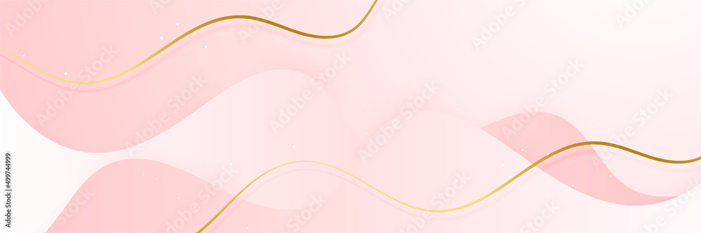 Modern light pink and gold abstract background. Abstract geometric ...