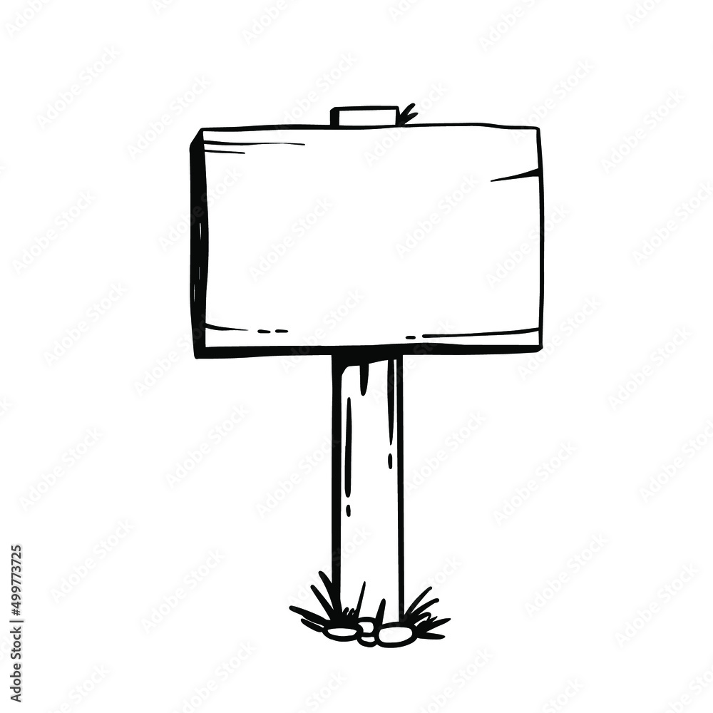 Vector monochrome black white hand drawn doodle bundle set of a road ...