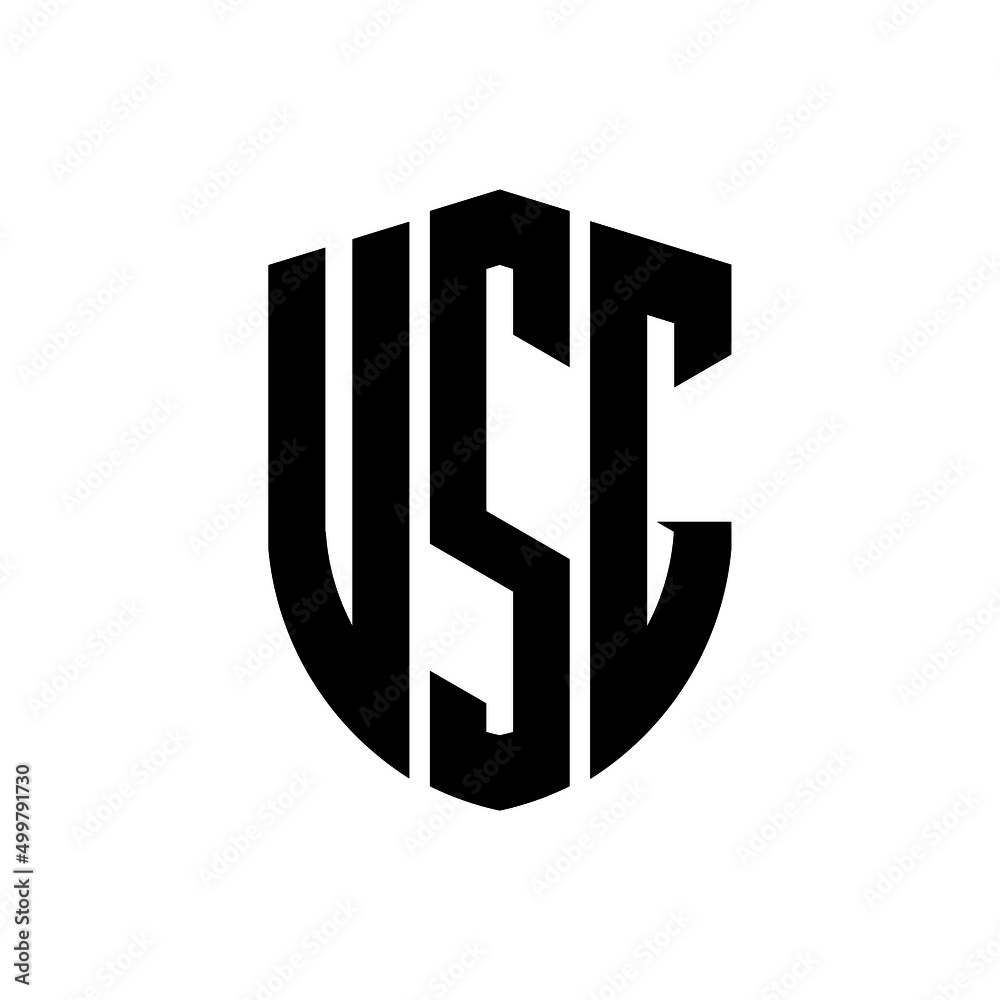 VSG letter logo design. VSG modern letter logo with black background ...