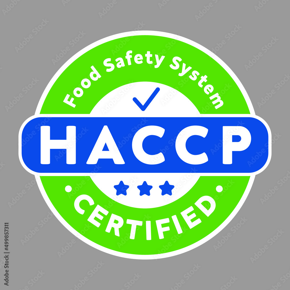 HACCP - Hazard Analysis and Critical Control Points logo template ...