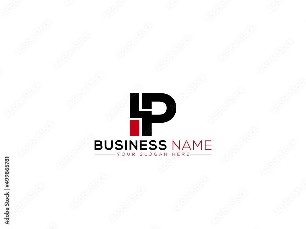 Letter IP Logo Icon, Colorful & creative Ip pi Logo Image Design Stock ...