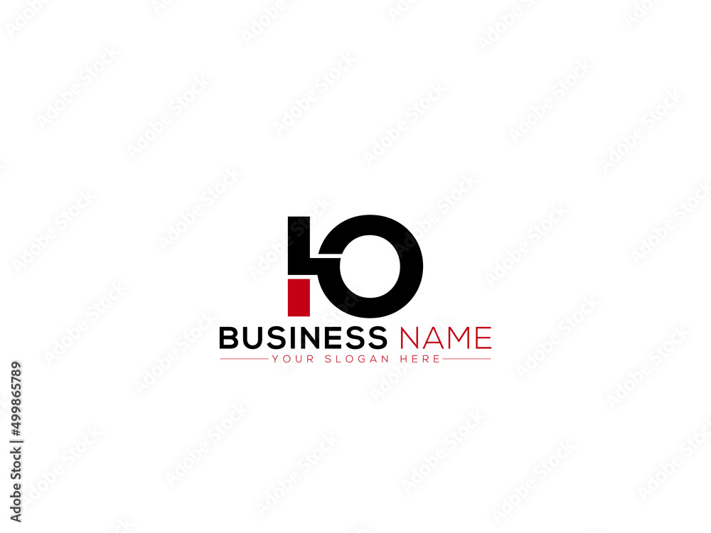 Letter IO Logo Icon, Colorful & creative Io oi Logo Image Design Stock ...