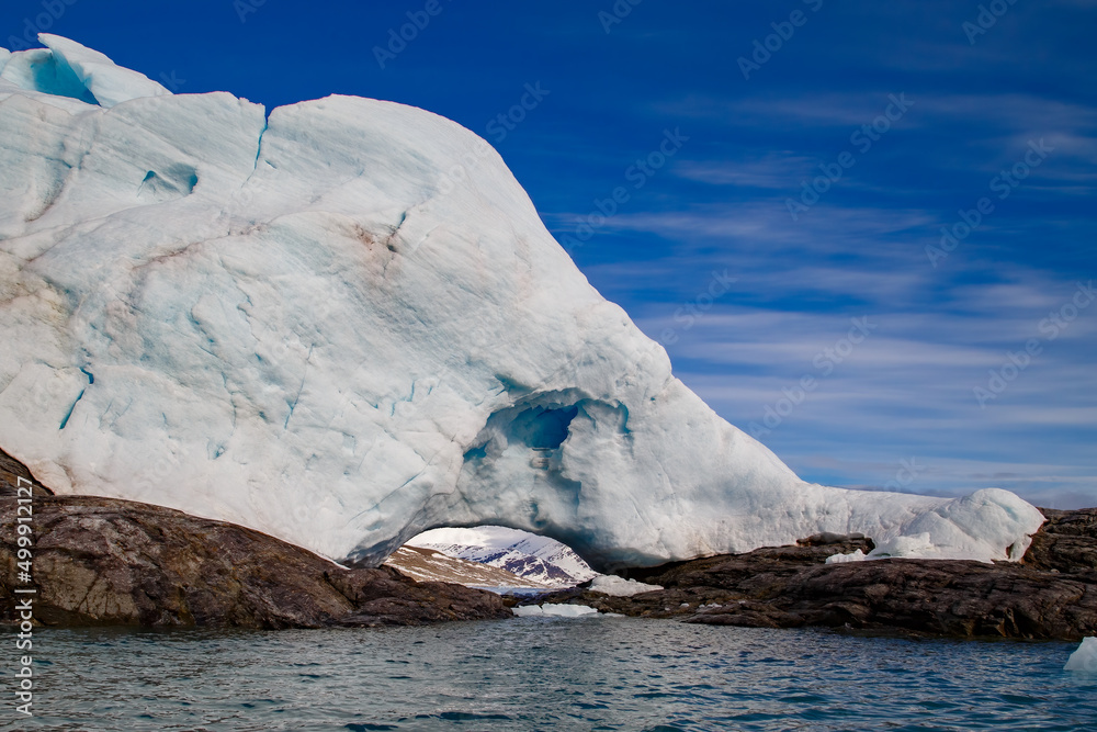 Arctic Ocean sea ice and glaciers Stock Photo | Adobe Stock